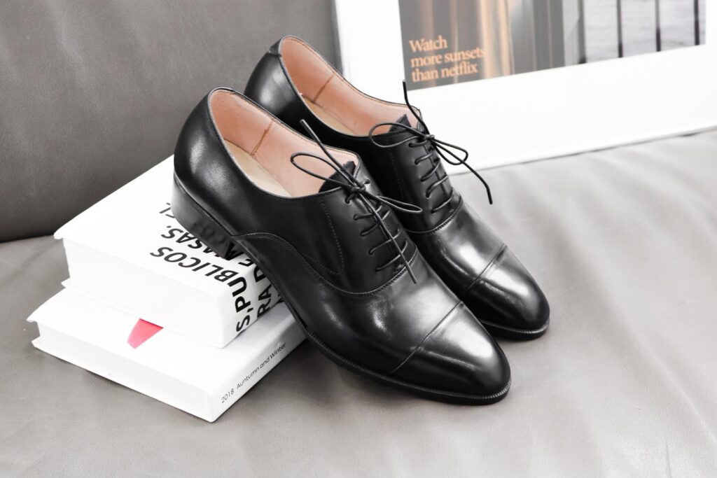 LUCIANO BLACK CAPTOE OXFORD - Luciano Shoemaker